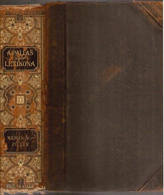 - A Pallas Nagy Lexikona XIII. - Nemes ág-Pillér (Az összes ismeretek ...